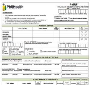 How to Update your Phil health Member Data Record or MDR Online ...